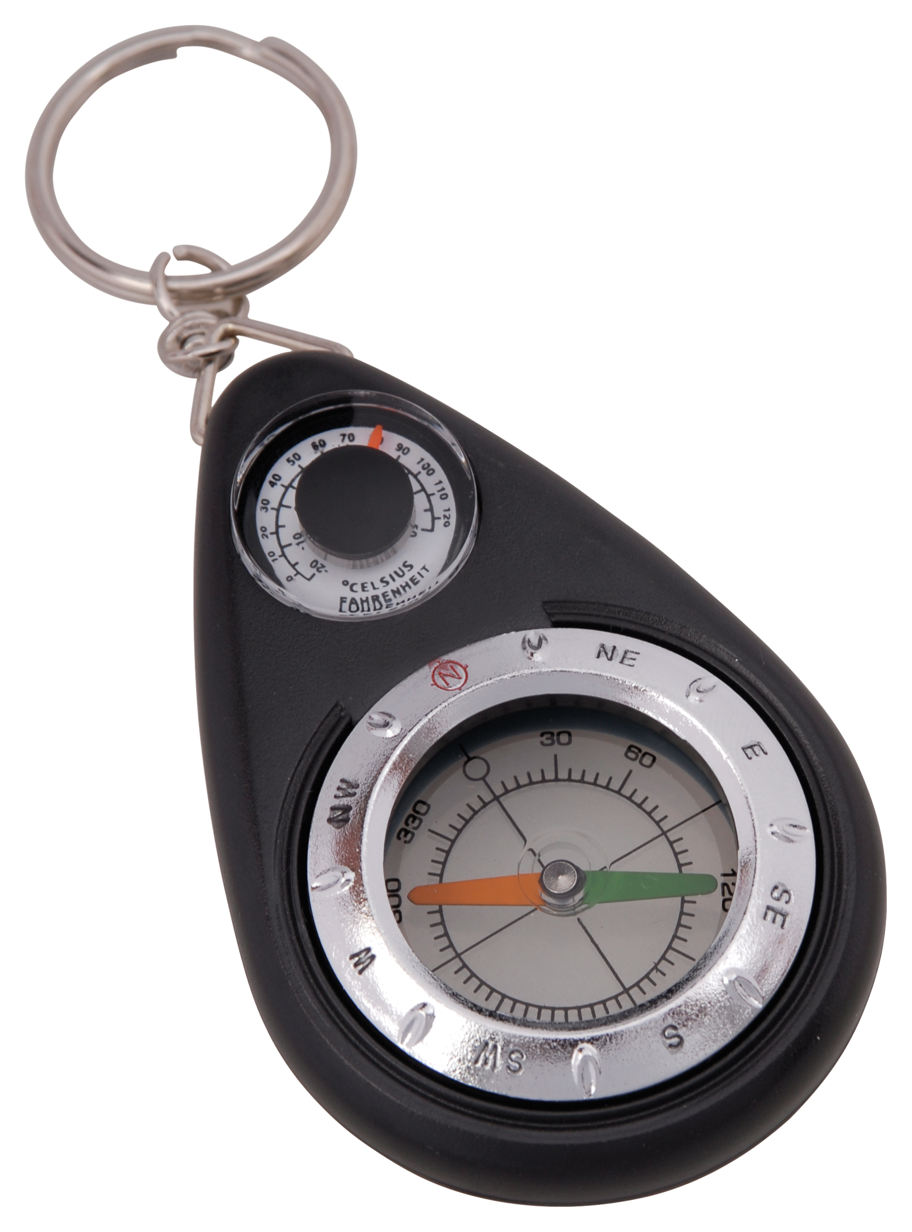 Munkees Thermometer Compass Key Ring | Cabela's